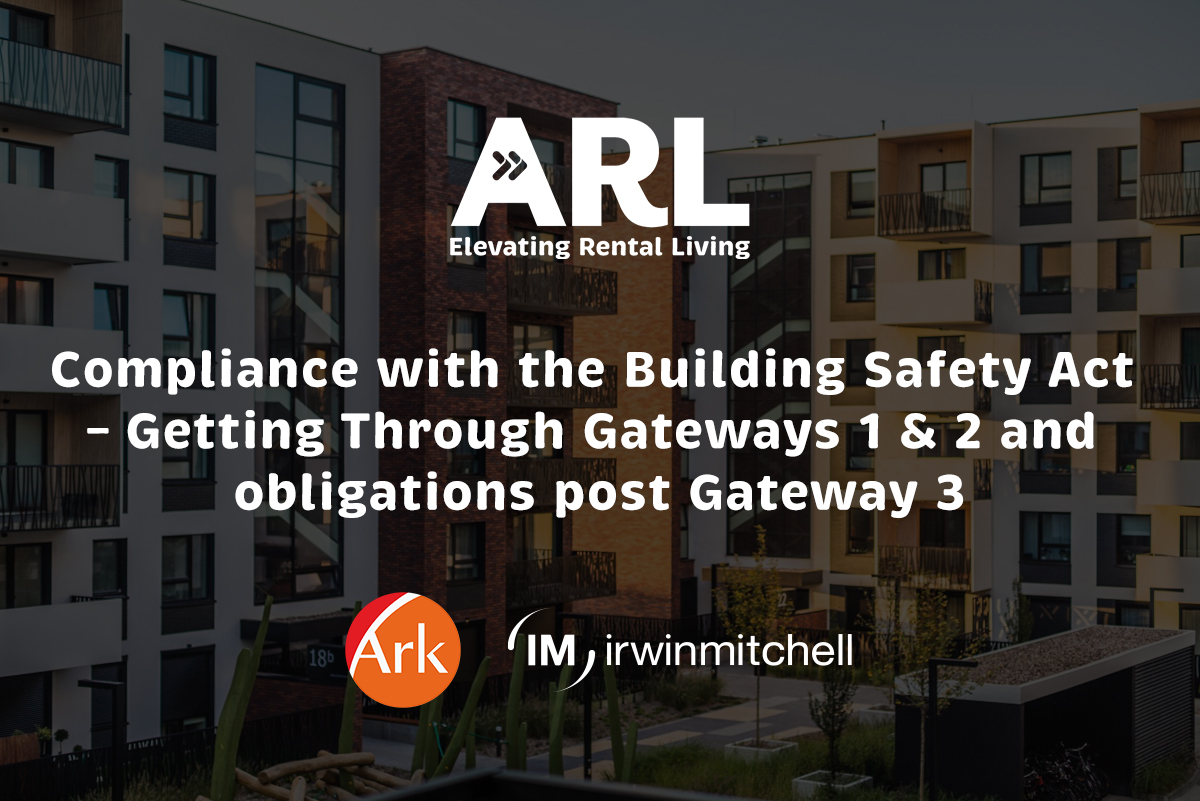 Compliance with the Building Safety Act – Getting Through Gateways 1 ...
