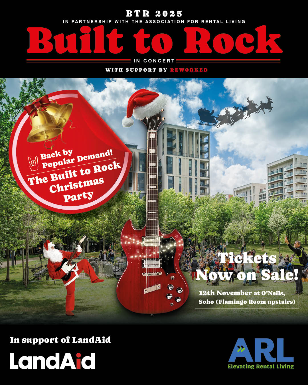 The early Built to Rock Christmas Party - Association for Rental Living